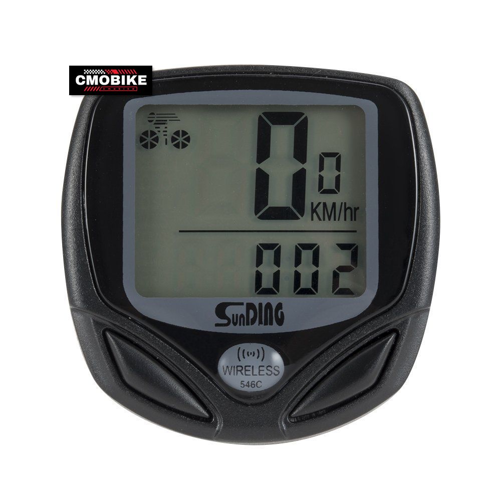 Waterproof Wireless Bike Speedometer with LED Display for Accurate ...
