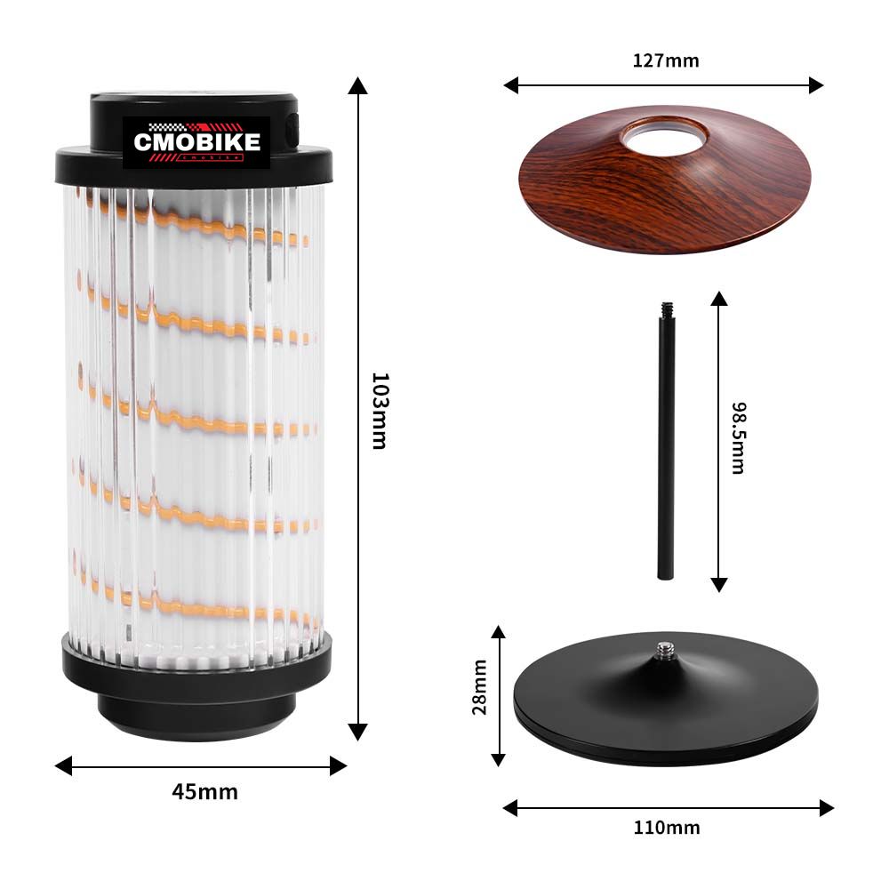 Rechargeable Portable Camping Lamp with Stand - Bright LED Light for ...
