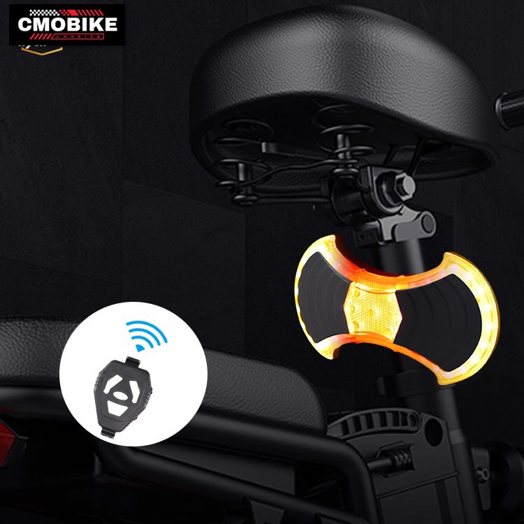 Enhance Safety with LED Bike Tail Light & Remote-Control Turn Signal Indicators