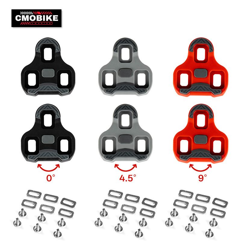 High-Performance Road Cycling Cleats - 0-4.5 9° Floating Self-Locking ...