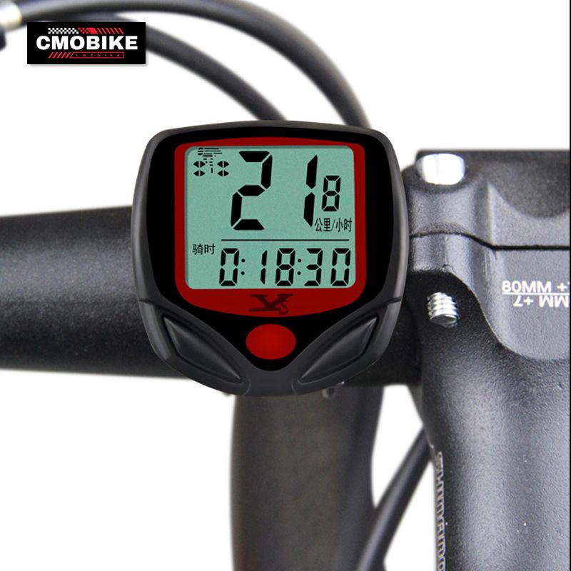 Waterproof LCD Bicycle Speedometer & Odometer – Mini Bike Computer for ...