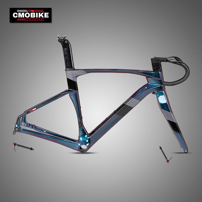 Shop Holographic Carbon Fiber Bike Frameset with Thru Axle for Ultimate ...