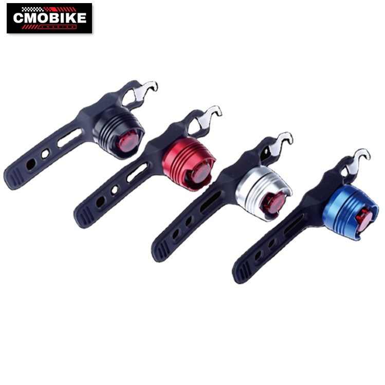 USB Rechargeable Red Waterproof Bicycle Rear Light for Enhanced Safety ...