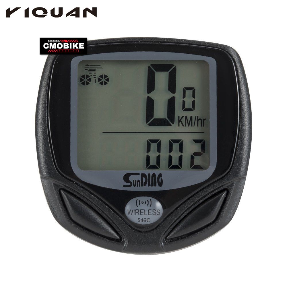 Wireless Waterproof Bicycle Speedometer & Odometer with LED Display for ...