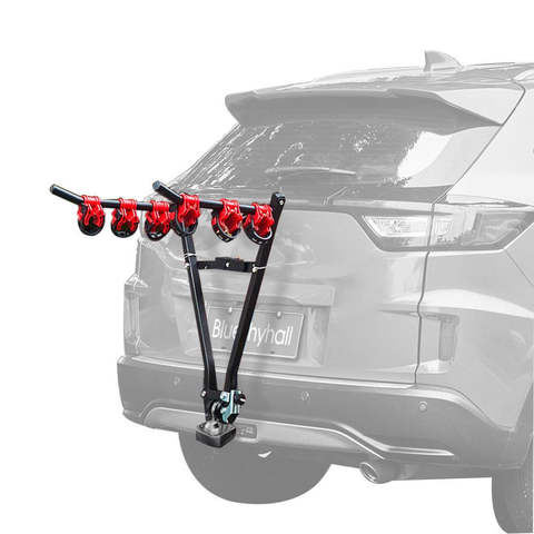 V Universal Tow Ball Bike Rack - Durable Hitch Mounted Bicycle Carrier ...