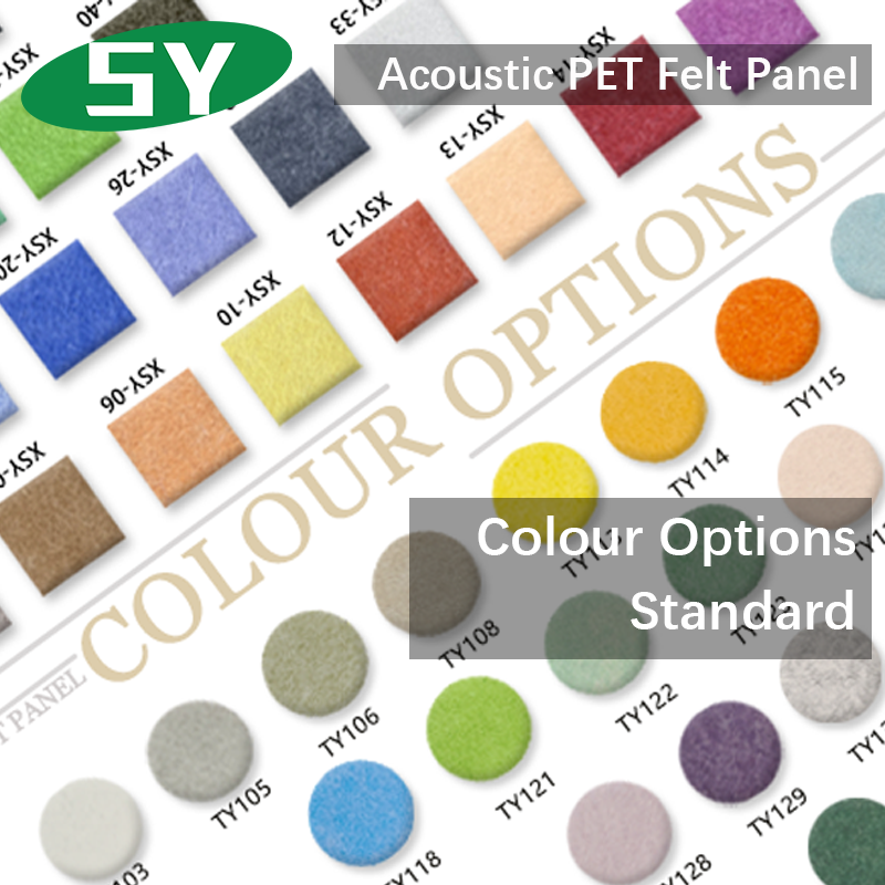 Customized Color Acoustic Pet Felt Panels