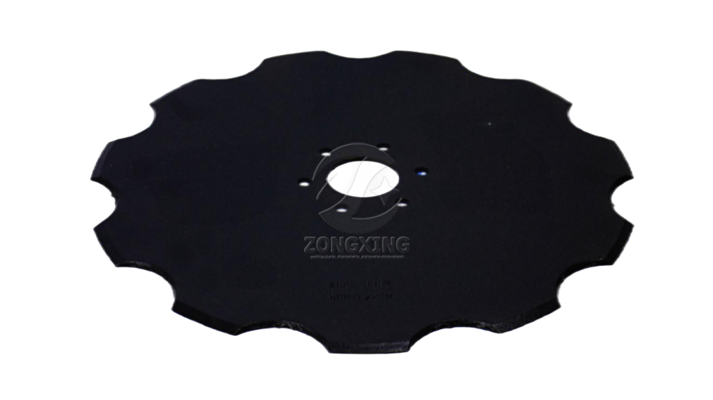 14'' (350mm) x 4mm Notched Blade with 7 Holes - KVERNELAND