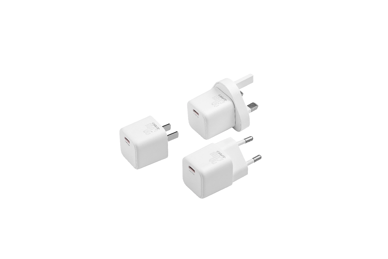 P018B 20W USB-C Charger | Single Port Fast Charging | 5V/9V/12V Output ...