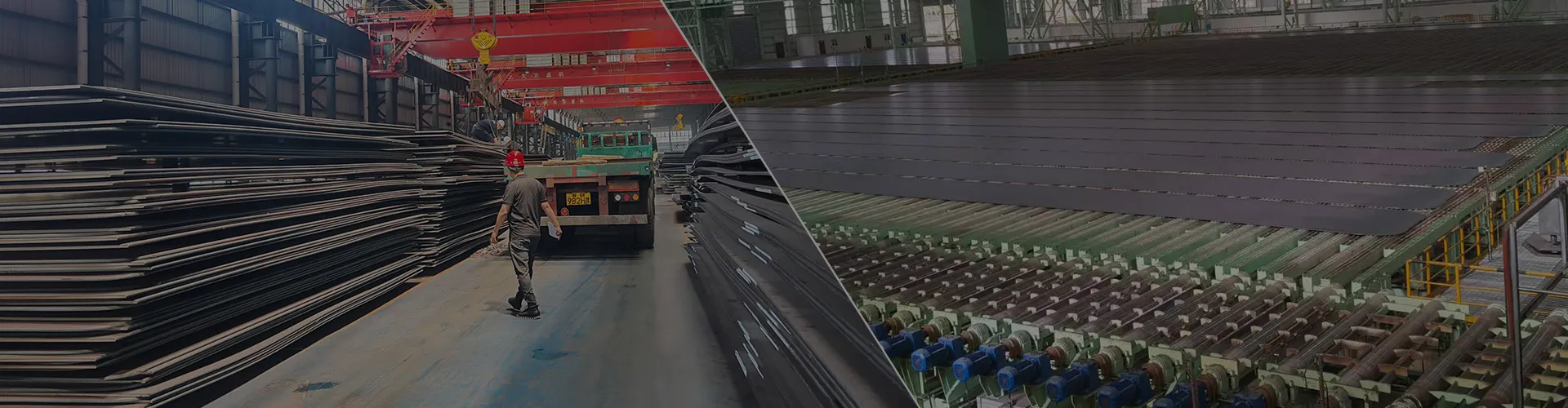 What are the common grades of mid-thick steel plates?