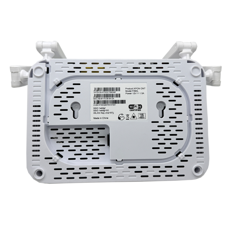 Fiber Router Wifi5 Onu F890L 4ge Lan 2.4g/5g Ax1800mbps Dual Band Ont