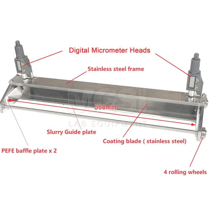 film casting doctor blade, 500mm Film Applicator, Film Applicator-SeKTQ500
