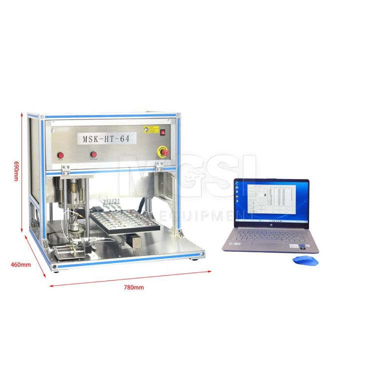 16 Channels High Throughput Coin Cell Crimping Machine MSK-HT-64