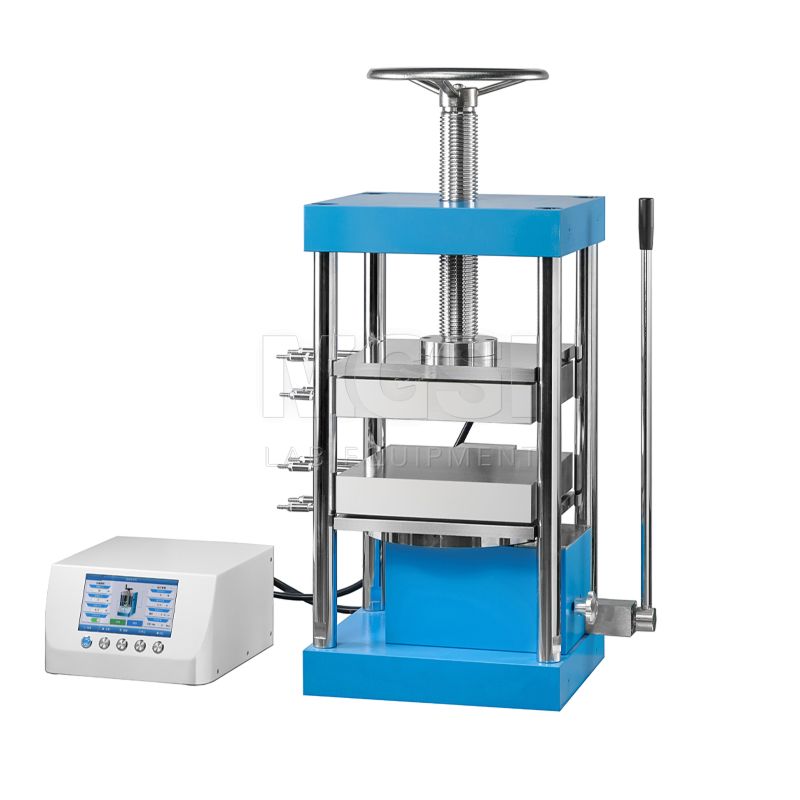 manual hot press machine 300mm, large lab hot press, composite material ...