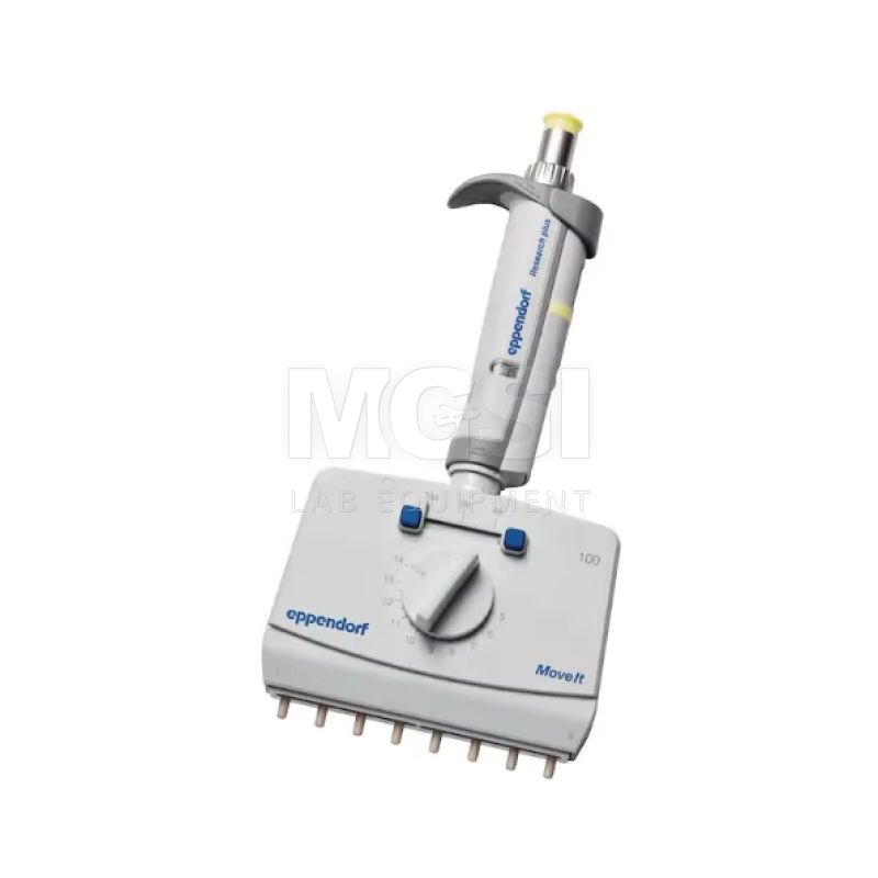 Eppendorf MoveIt Adjustable Spacing Multichannel Pipette | Manual & Electronic Dispenser - Eppendorf