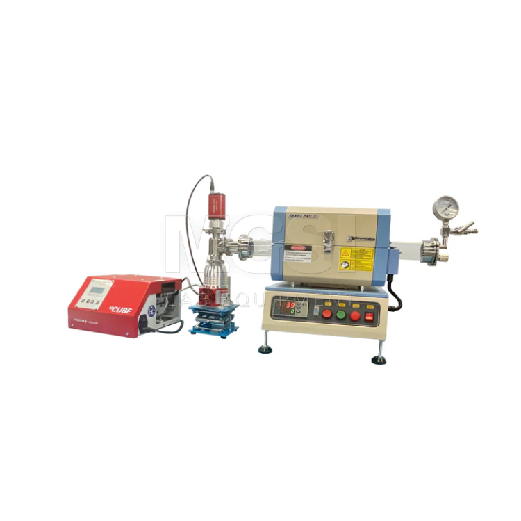 High Vacuum Compact Tube Furnace, OTF-1200X-PV-HVS