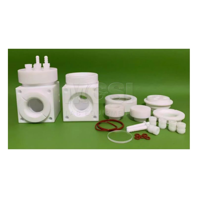 Electrochemical Cell, Photoelectrochemical Cell, 40mm Square Sealed