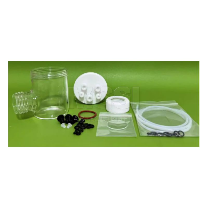 100ml Photoelectrochemical Cell with Quartz Window & PTFE Sealing