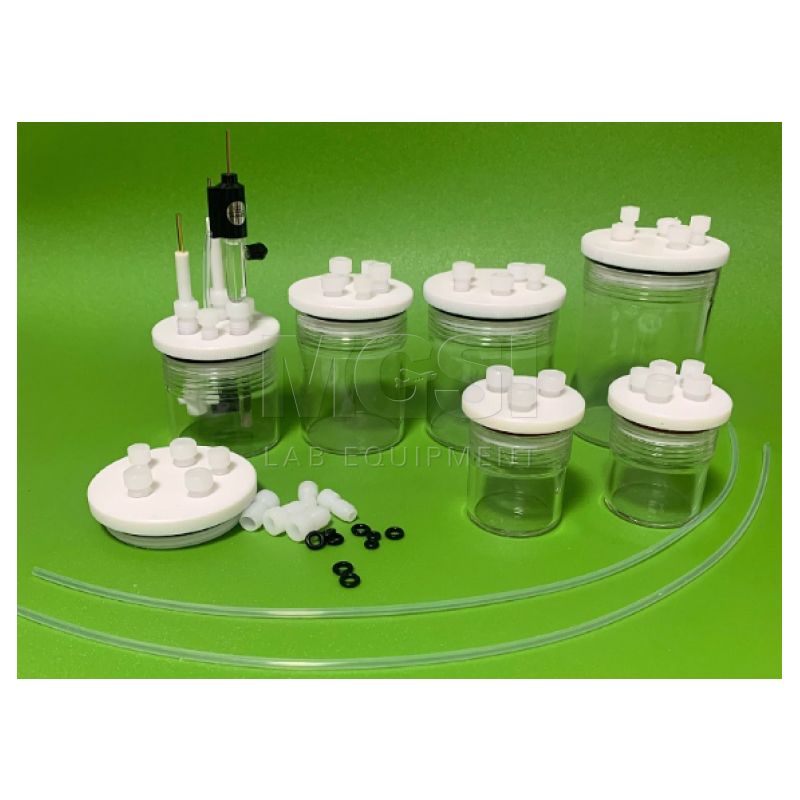 Three-Electrode & Multi-Electrode Sealed Glass Electrolysis Cell