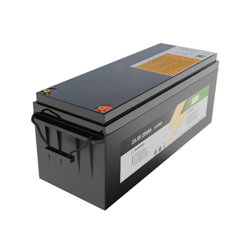25.6V 200Ah LiFePO4 battery, with JK BMS