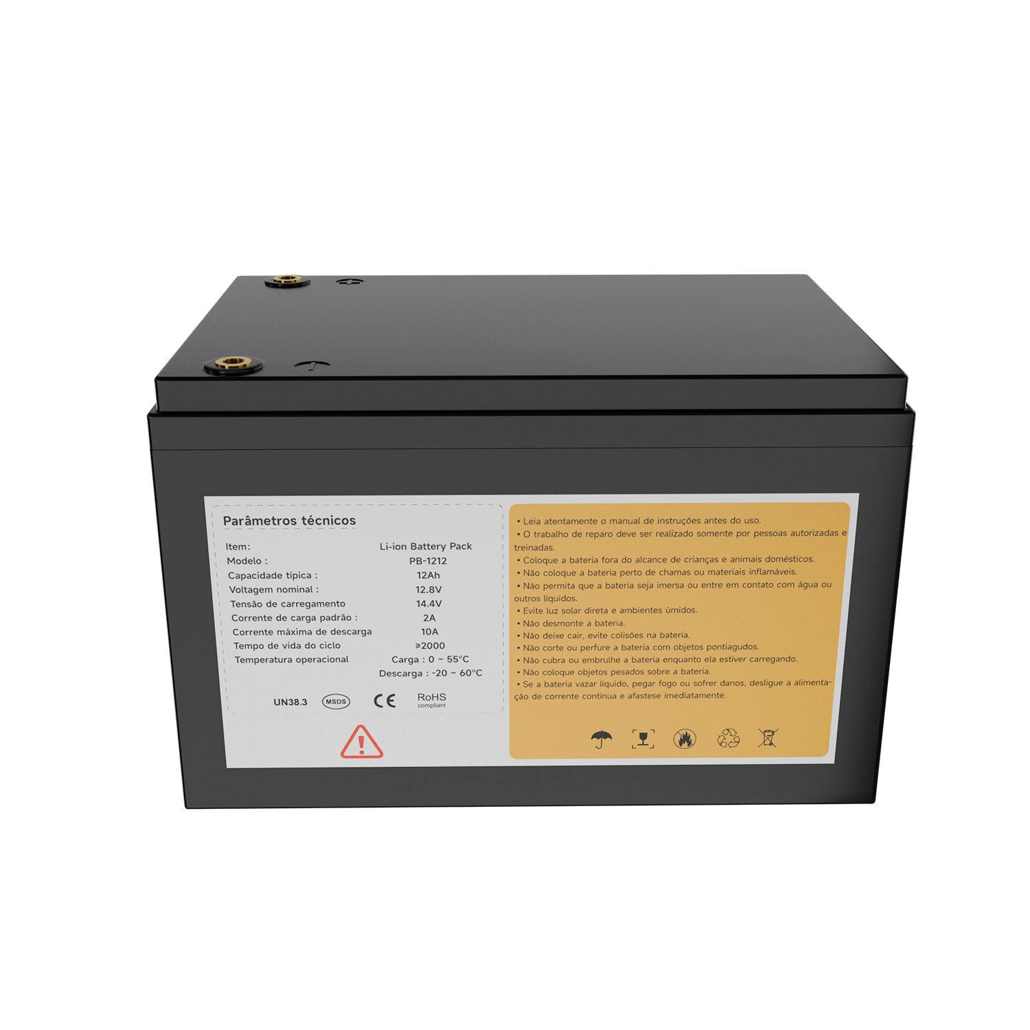 KingboPower LiFePO4 Lithium deep cycle battery 12v 12Ah