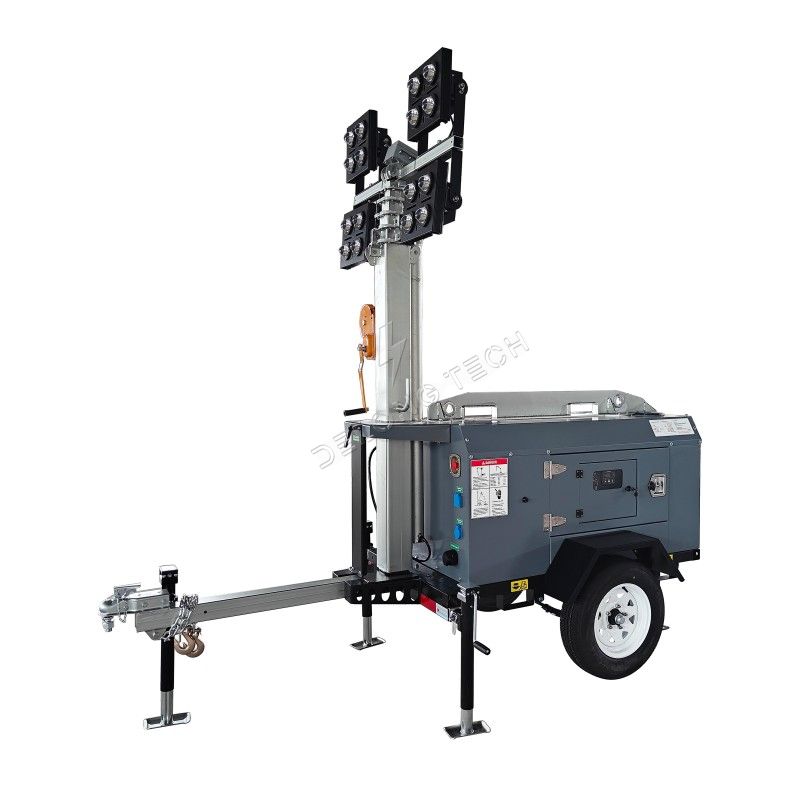 Mobile LED Lighting Towers for Construction & Events