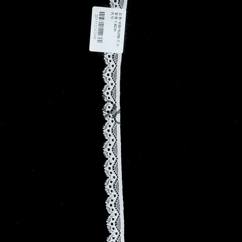 16289 Nylon Spandex Elastic Lace Trim Fabric, Elastic Soft Skin ...