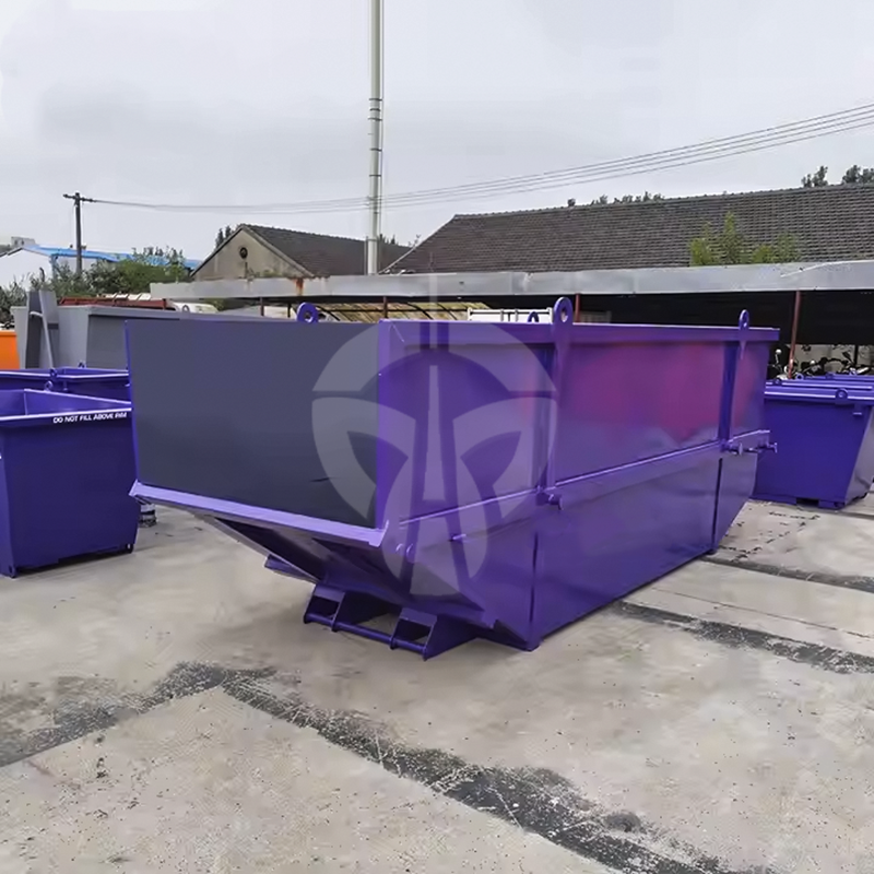 MARRELL SKIP BIN with Barn Door Design, Durable Materials, Convenient ...