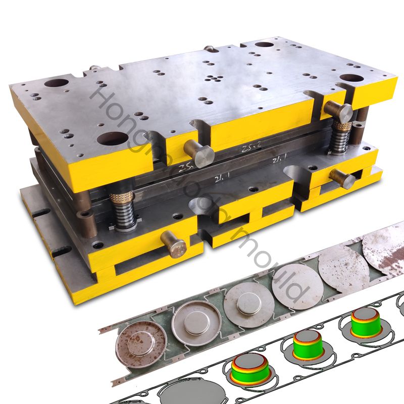 precision multi-position progressive die