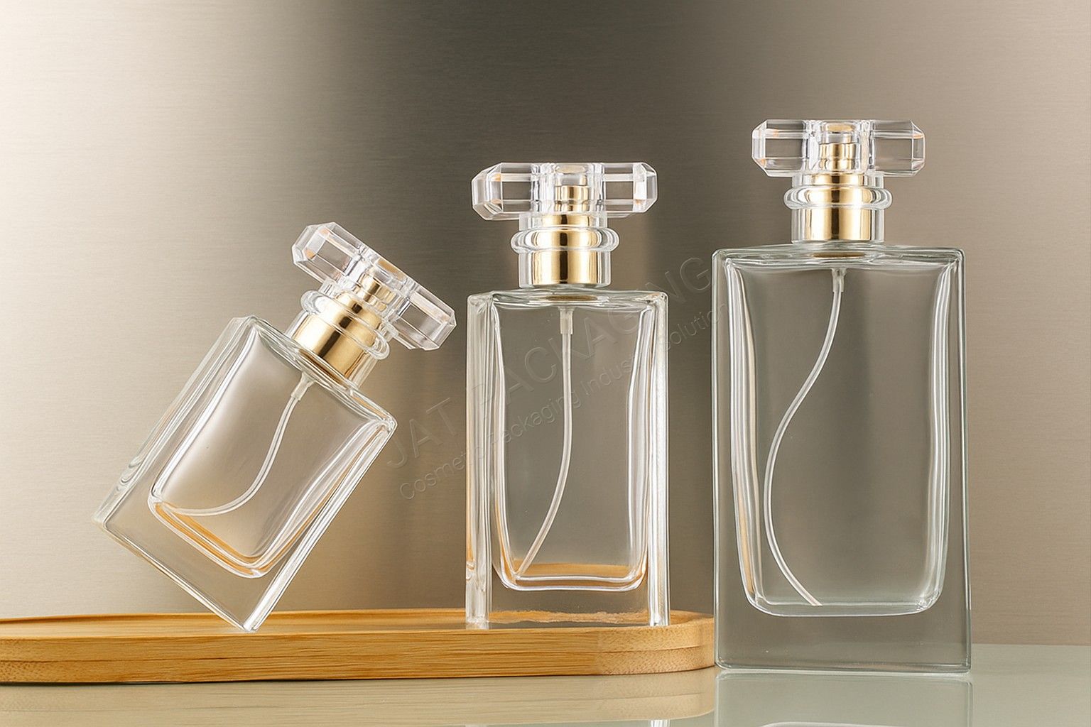 Luxury Square Perfume Bottle – 30ml, 50ml, 100ml