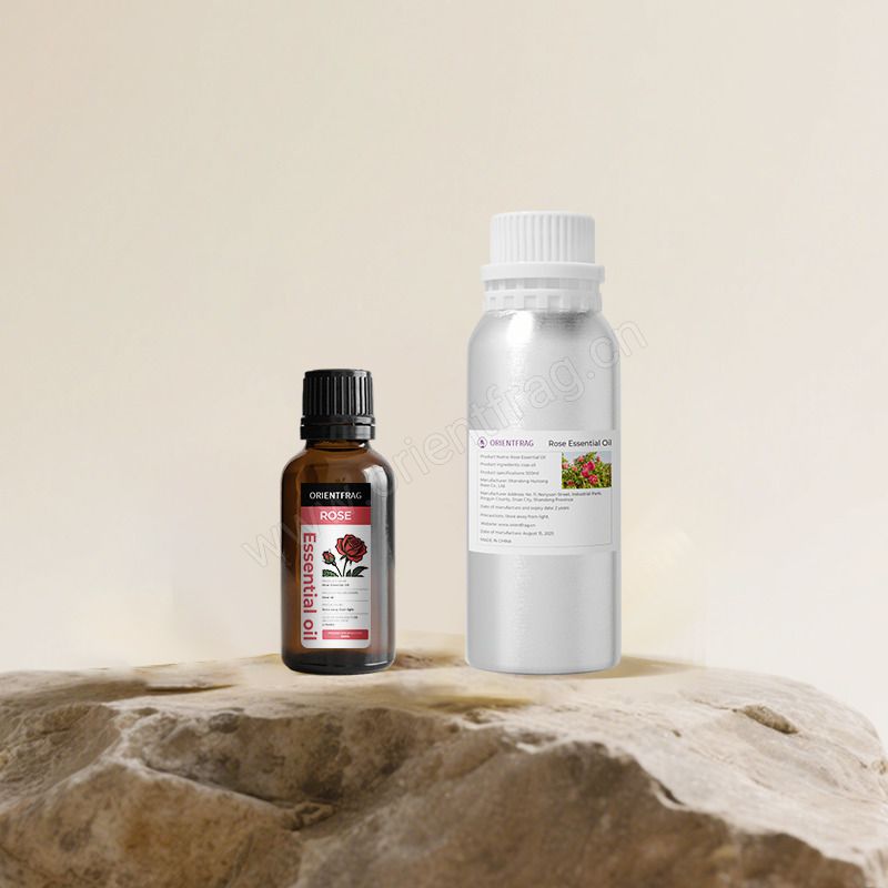 Rose Essential Oil Raw Material, Bulk Aromatherapy Supply