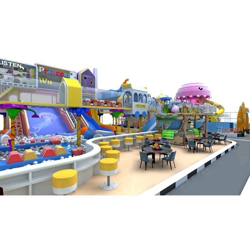 Indoor Playground Equipment, Ocean Theme playground Equipment