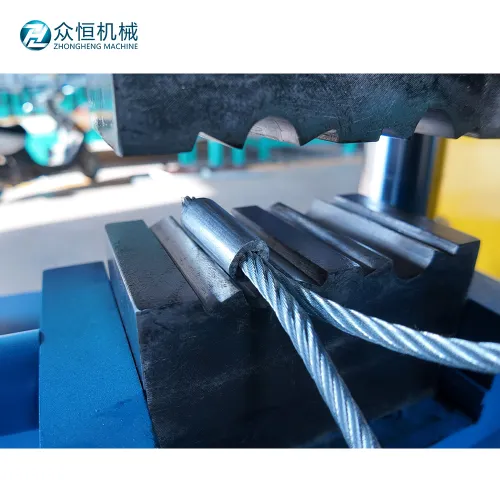 Hydraulic Steel Wire Rope Crimping Machine.