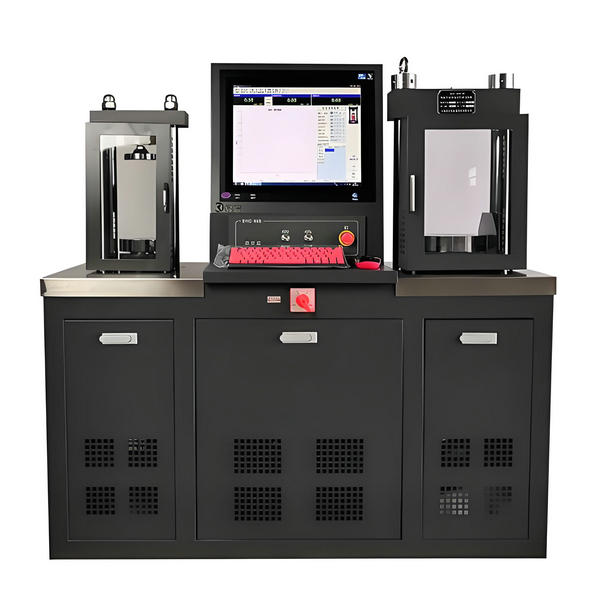 Cement flexural and compressive strength testing machine