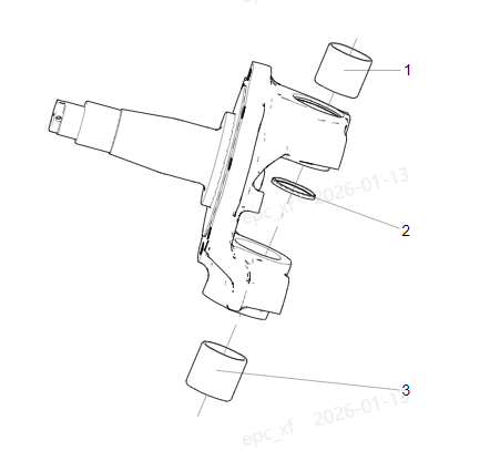Sinotruk VGD95 Front Axle Brake Lining Wear Alarm Sensor Extreme Alarm ...