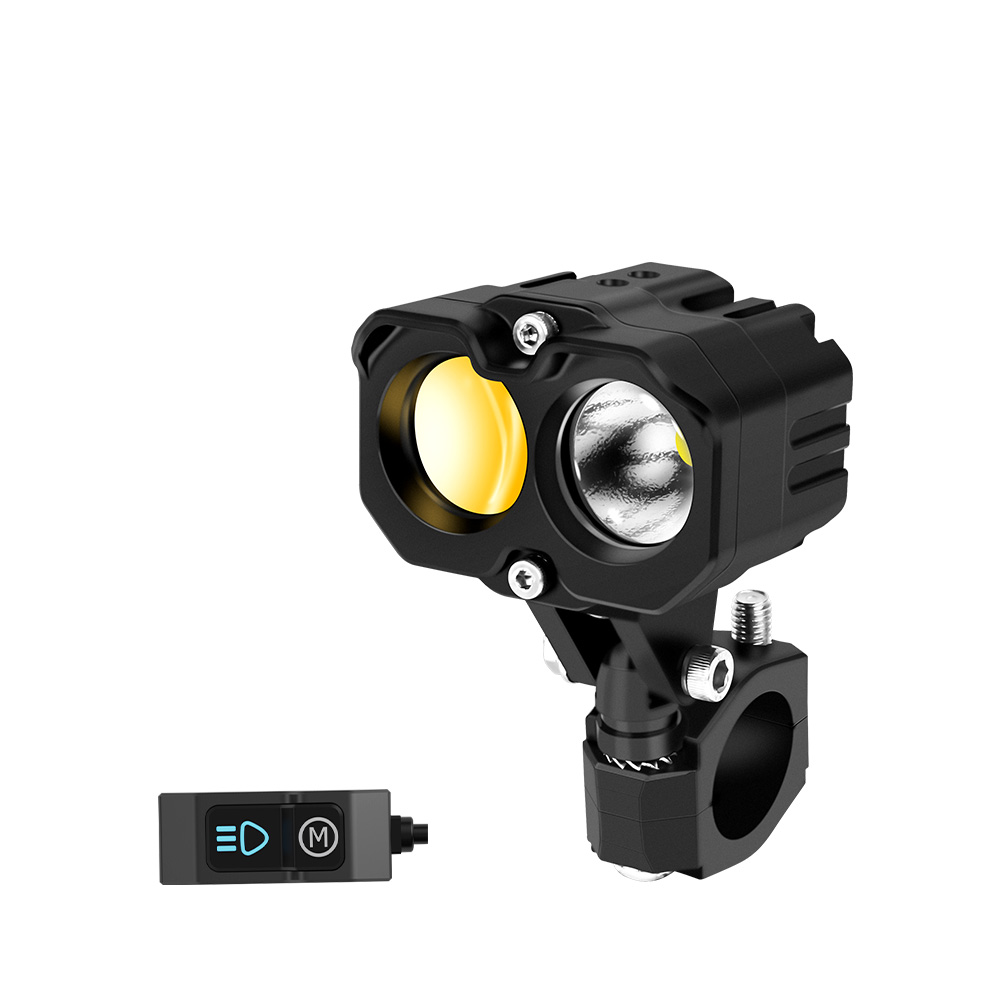 High Power 150 W Motorcycle LED Spotlight, CNC Aviation Aluminum
