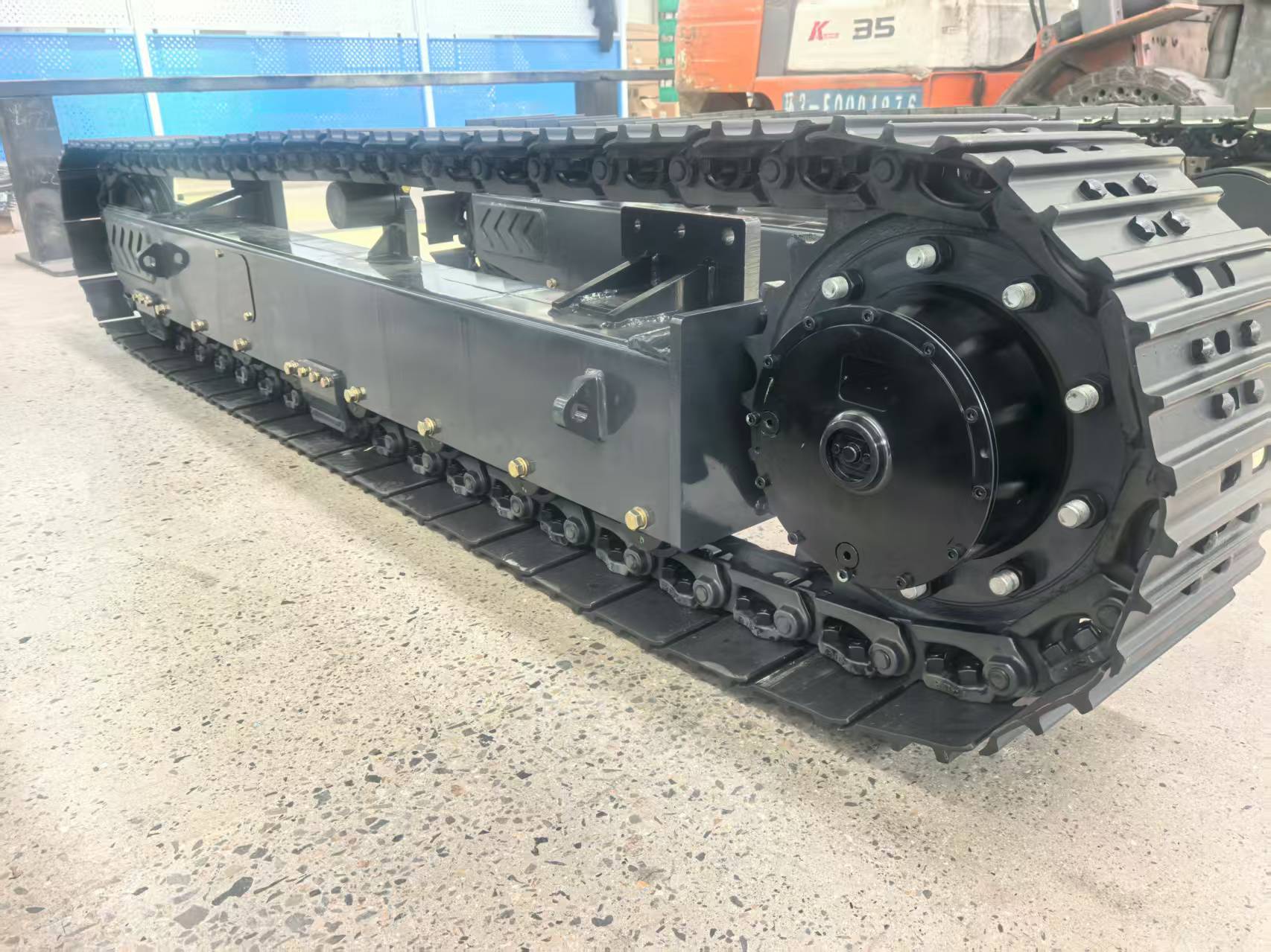 New Electric Track Undercarriage Now in Production.