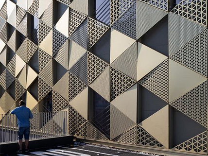 Wave Perforated Aluminum Plate, Decorative & Ventilated Metal Panels ...