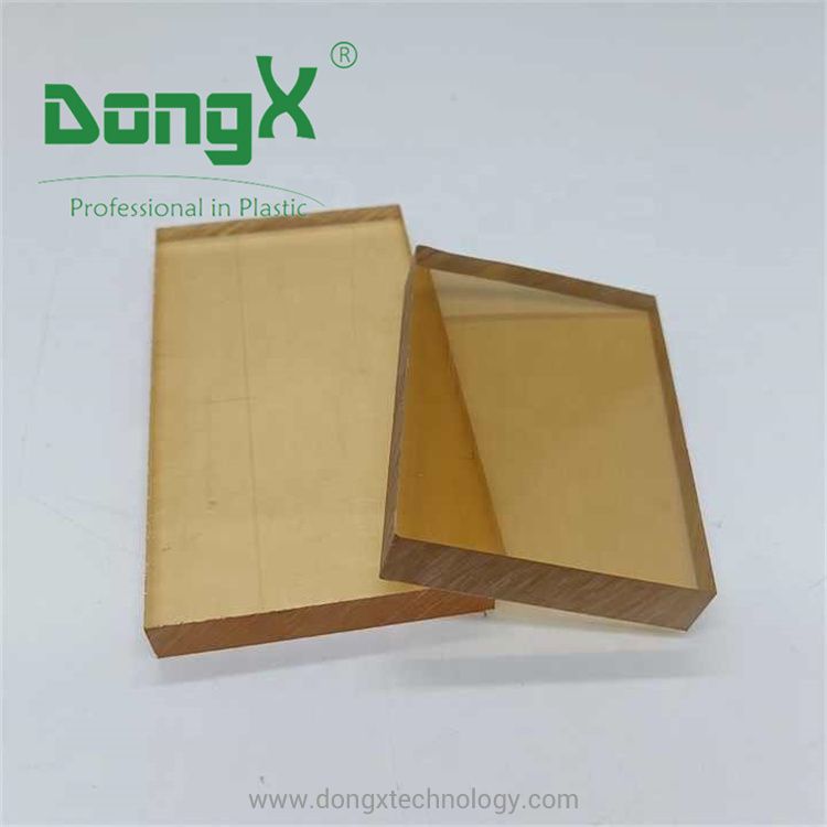 Amber PPSU Polyphenylsulfone Sheets and Rods for Sterilization Trays