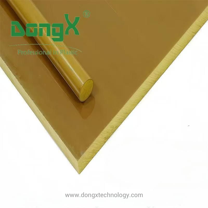 Brown Torlon® 4203 sheet and rod, PAI 4203 Polyamide-imide unfilled