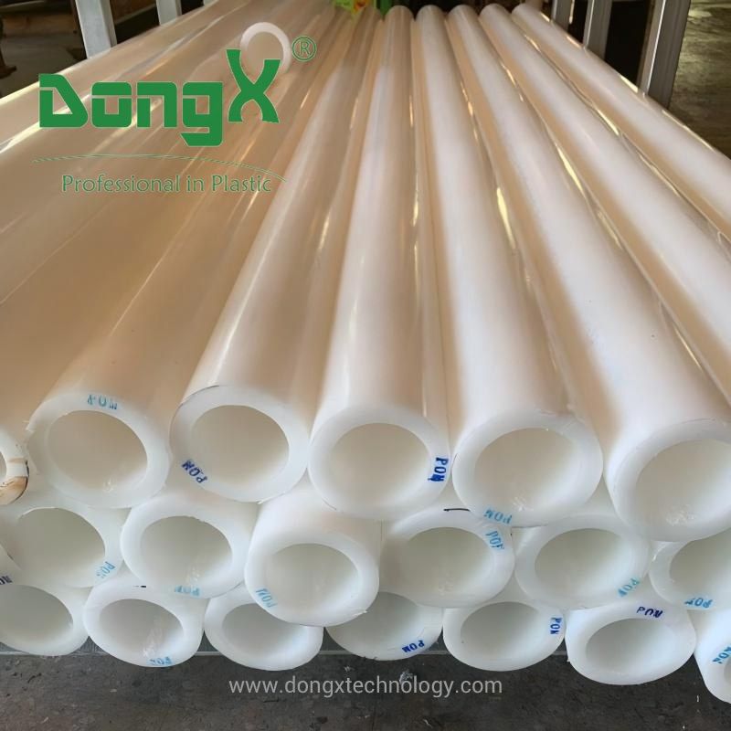 White Acetal POM Pipes and Plastic POM Tubes - custom any sizes