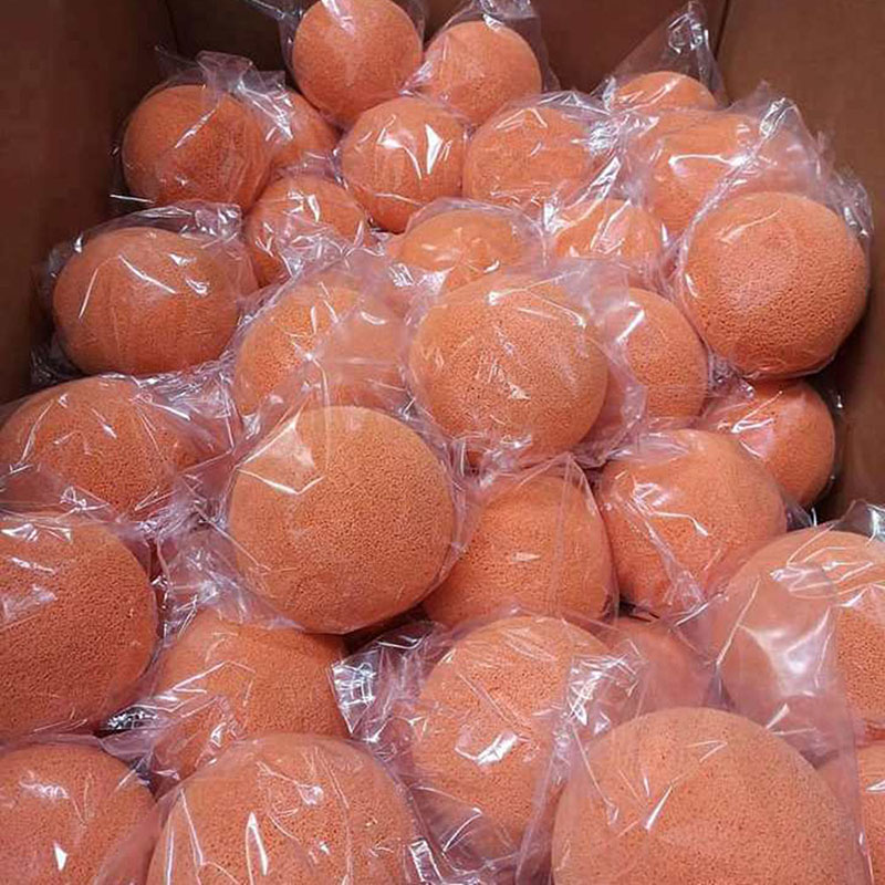 concrete pump cleaning pipe sponge ball