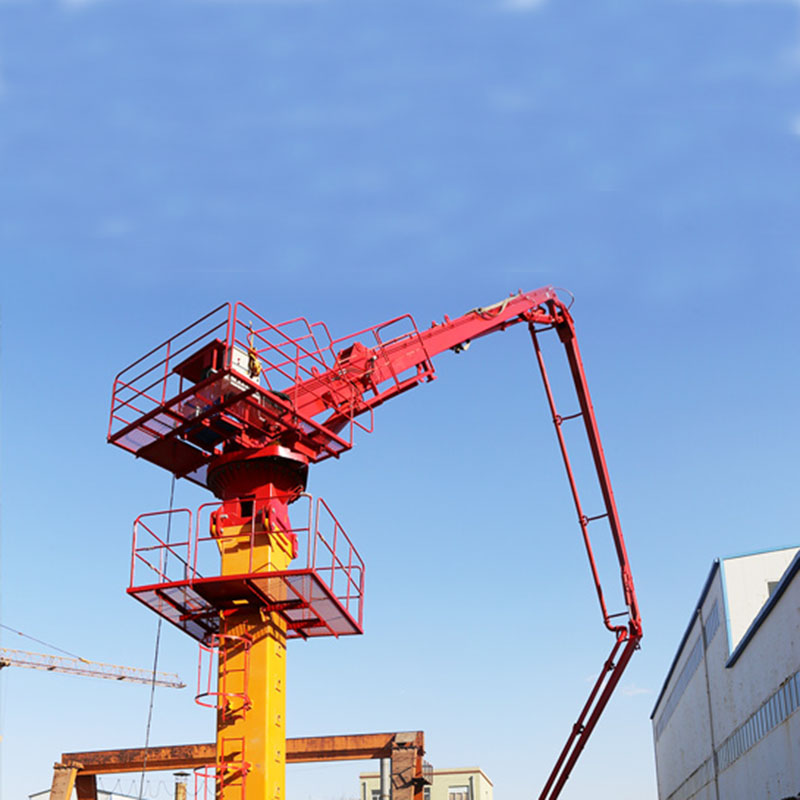 floor climbing concrete placing boom