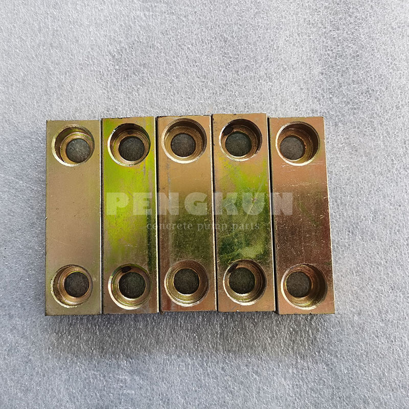slewing lever lock plates