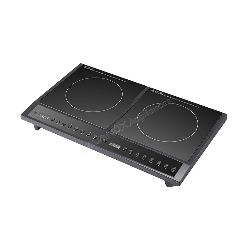How does a 4 burner induction cooktop work?