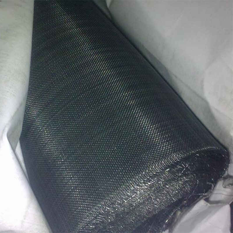 Black wire mesh supplied in rolls or cut filter discs.