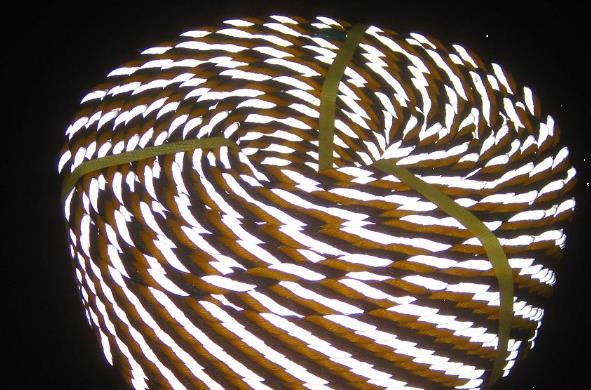 Reflective marking rope