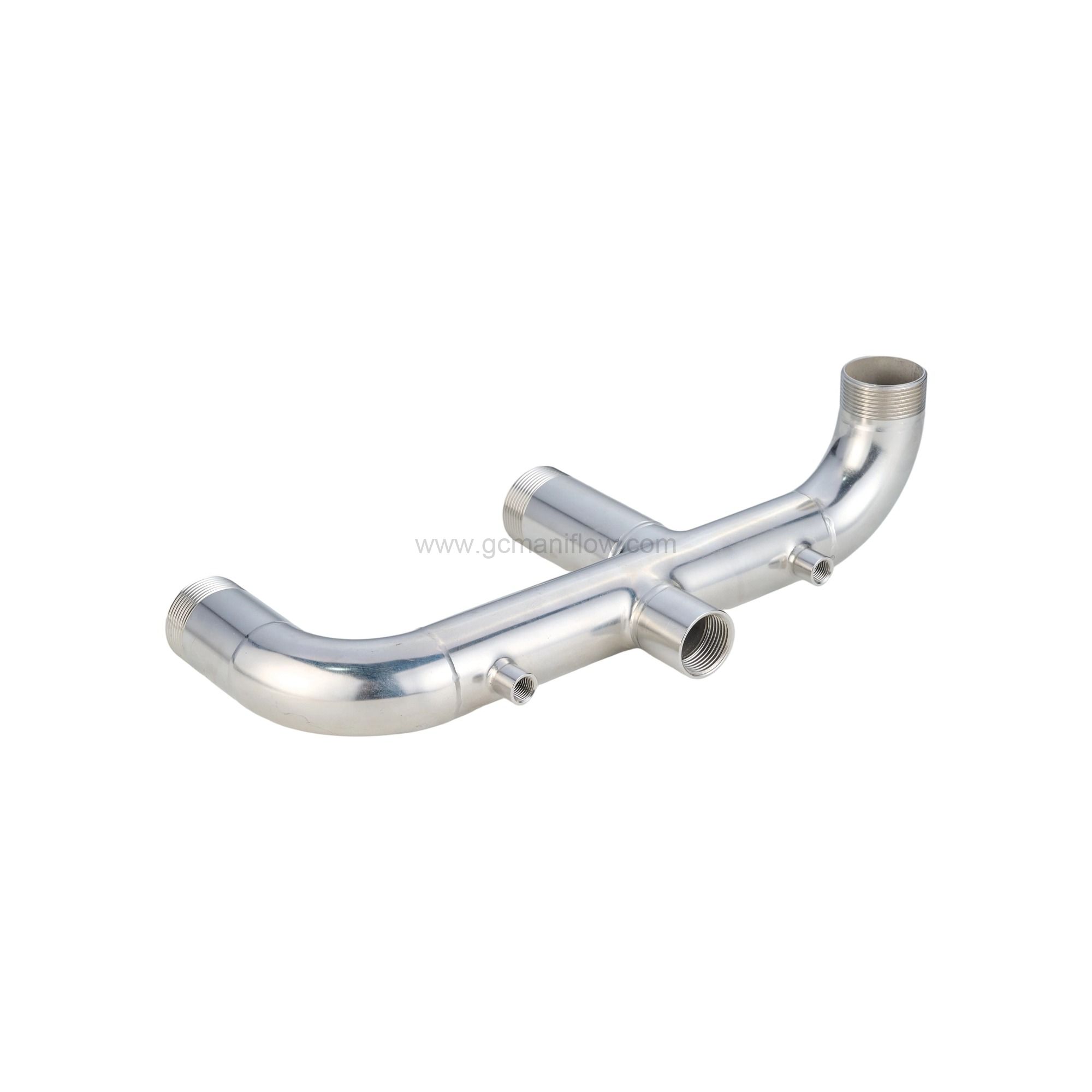Stainless Steel Manifold Industrial Flow Manifold Customized Fluid ...
