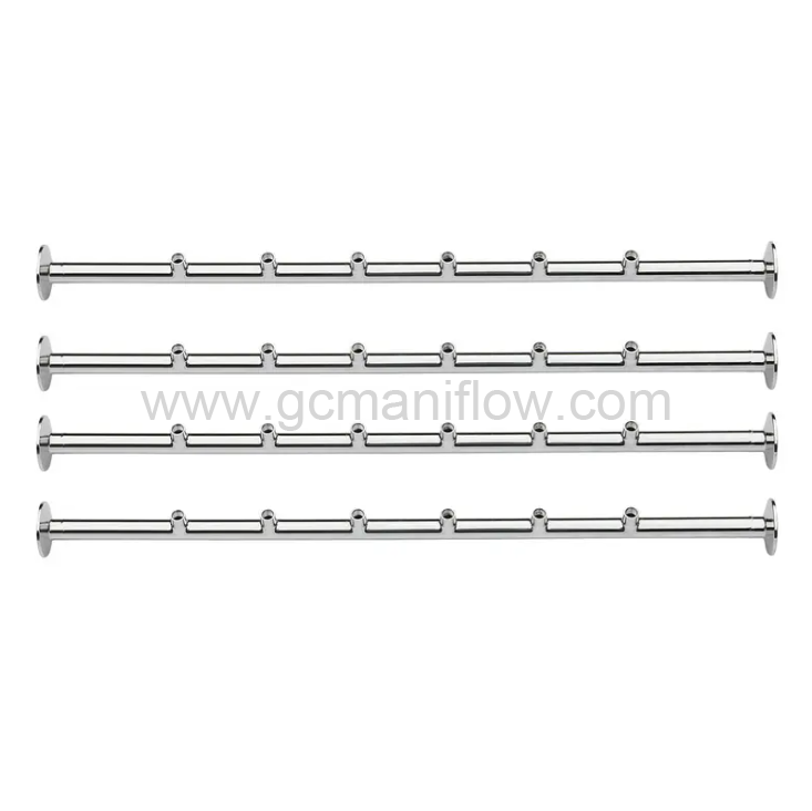 Stainless Steel Manifold with Sanitary Ferrule Connection SS316 1"×1/4 ...