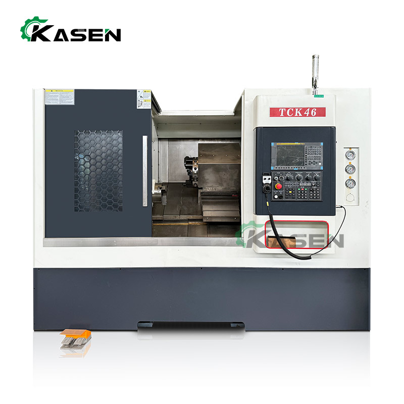 TCK46 Slant Bed CNC Lathe - Precision Turning Machinery.