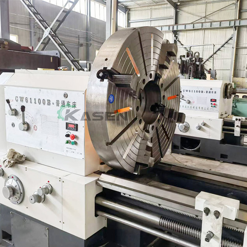 Heavy Duty CW61160 Metal Lathe for Precision Large Part Machining.